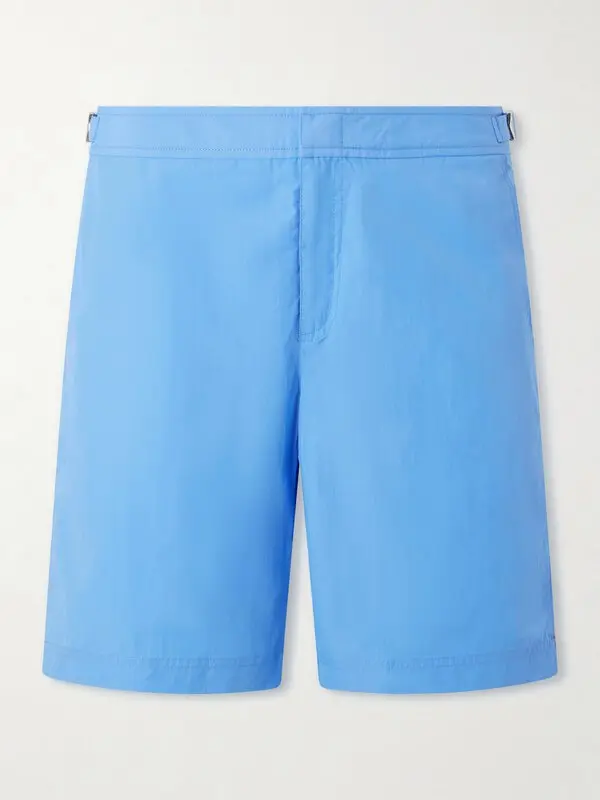 Orlebar Brown Dane Ii Straight-leg Swim Shorts - Blue
