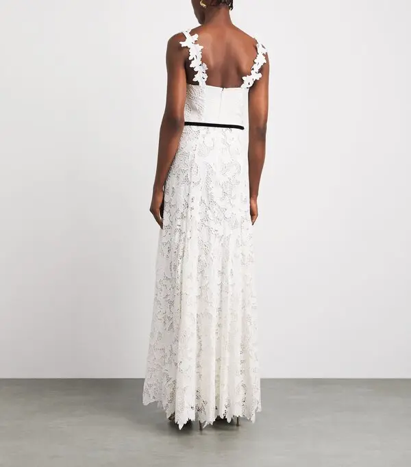 Alice + Olivia Calla Lace Maxi Dress