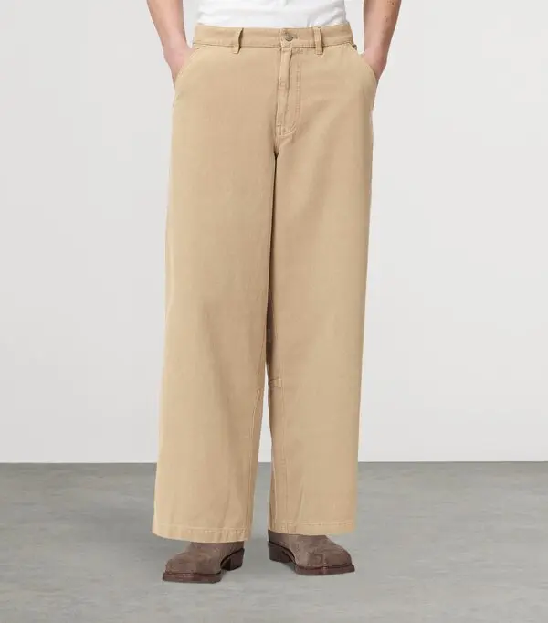 ALLSAINTS Organic Cotton Barrel Leg Trousers