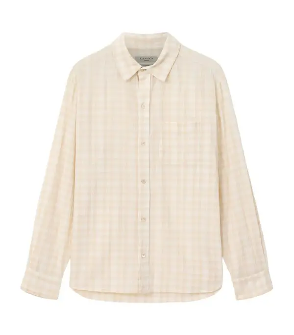 ALLSAINTS Organic Cotton Check Toya Shirt