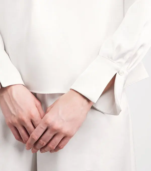 Claudie Pierlot Satin Blouse - White