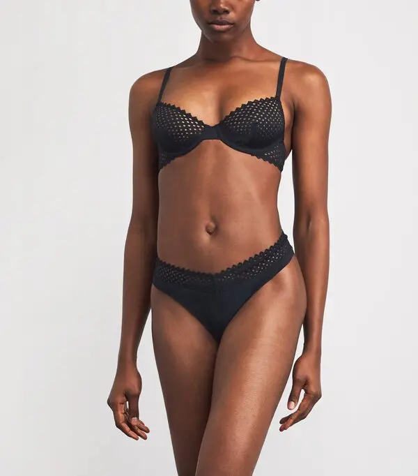 Wolford Romantic Net Demi Bra