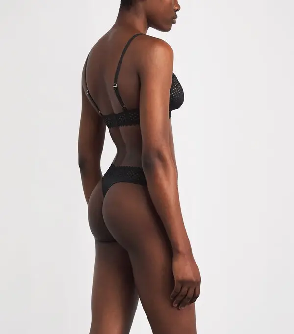 Wolford Romantic Net Demi Bra