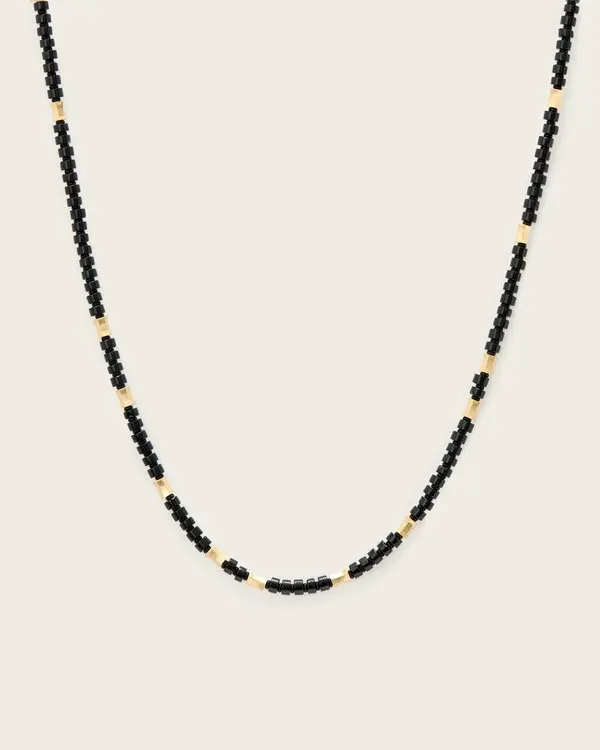 ALLSAINTS Clara Beaded Necklace - Black