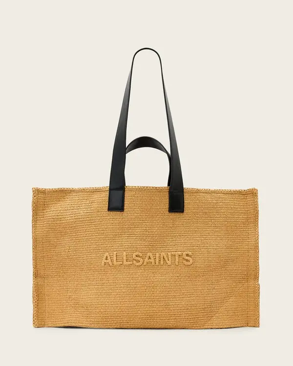 ALLSAINTS Lutece Woven Tote Bag - Brown