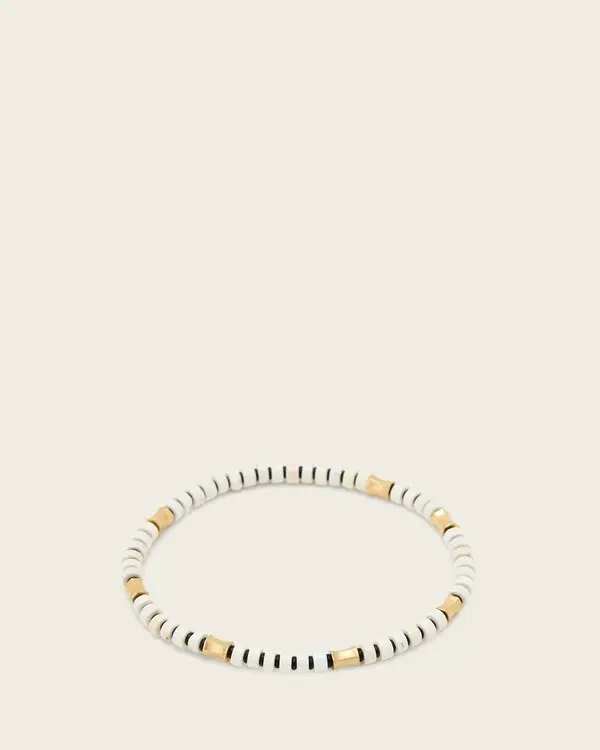 ALLSAINTS Clara Beaded Bracelet - White