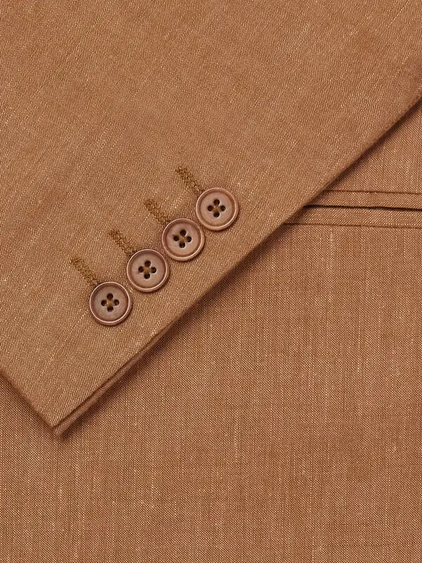 Frescobol Carioca Paulo Linen And Virgin Wool-blend Suit Jacket