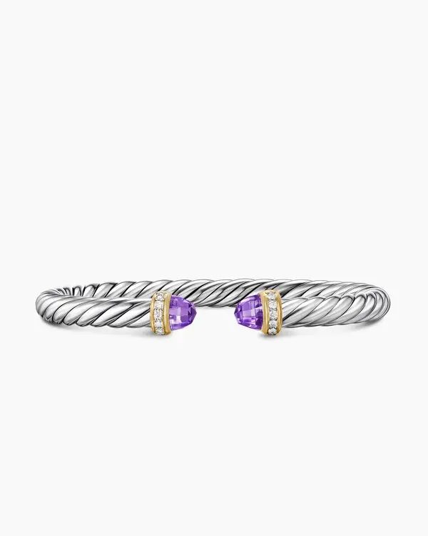 David Yurman Cable Flex Bracelet - Amethyst