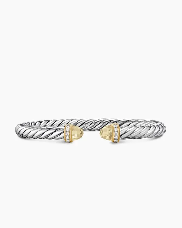 David Yurman Cable Flex Bracelet - Champagne Citrine