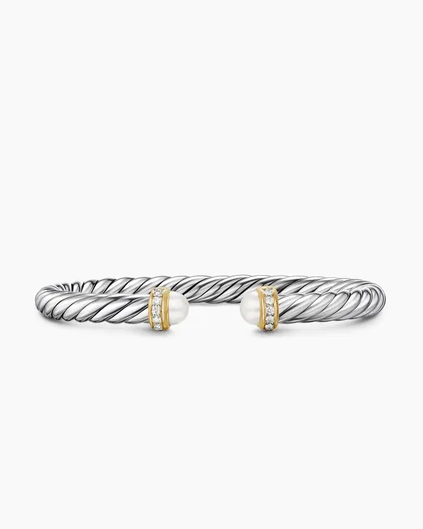 David Yurman Cable Flex Bracelet - Pearl