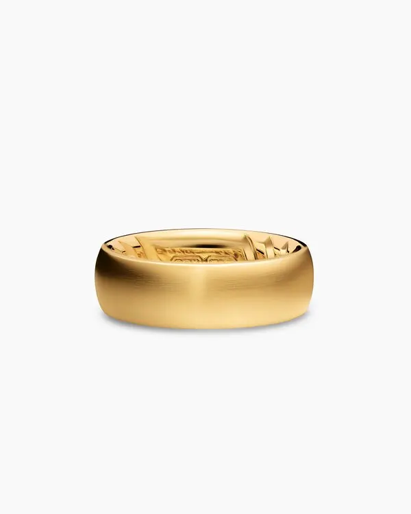 David Yurman Streamline® Band Ring In 18k Yellow Gold - All 18k Yellow Gold