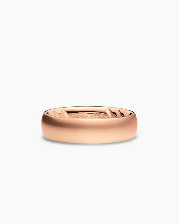 David Yurman Streamline® Band Ring - 18k Rose Gold