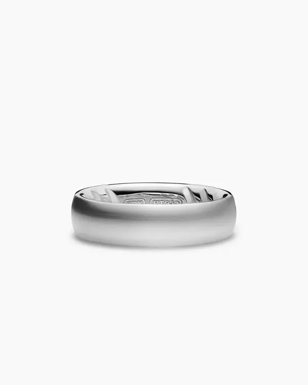 David Yurman Streamline® Band Ring - Platinum