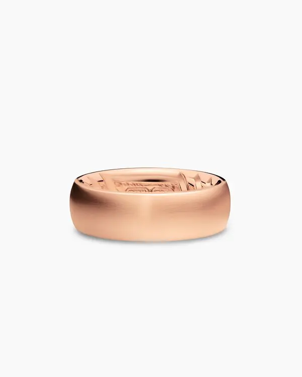David Yurman Streamline Band Ring - 18k Rose Gold