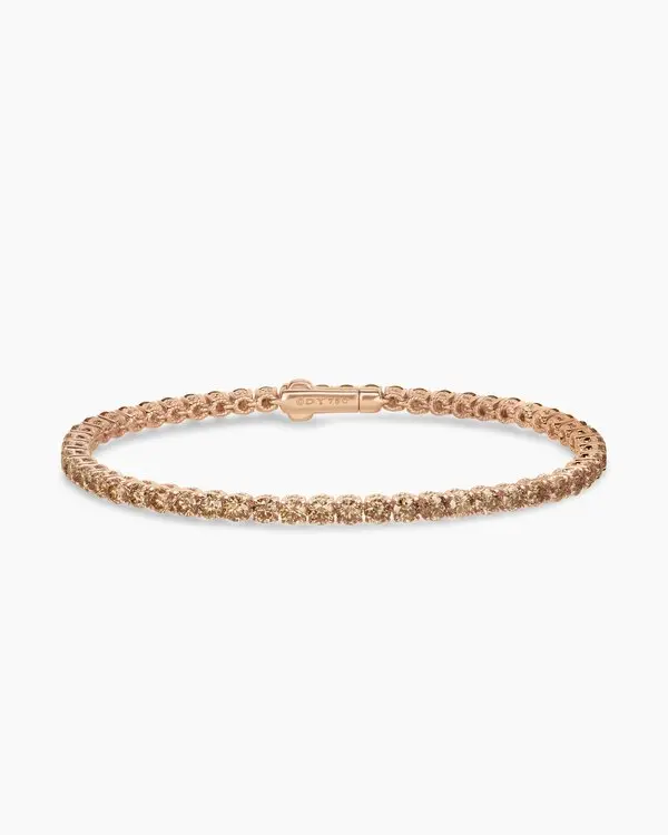 David Yurman Tennis Bracelet With Cognac Diamonds - Cognac Diamond