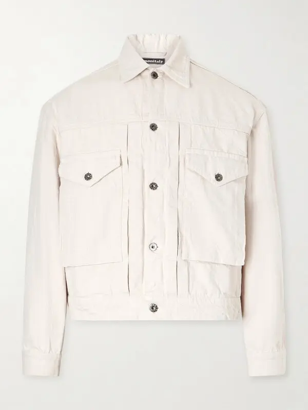 MONITALY Denim Jacket - Neutrals