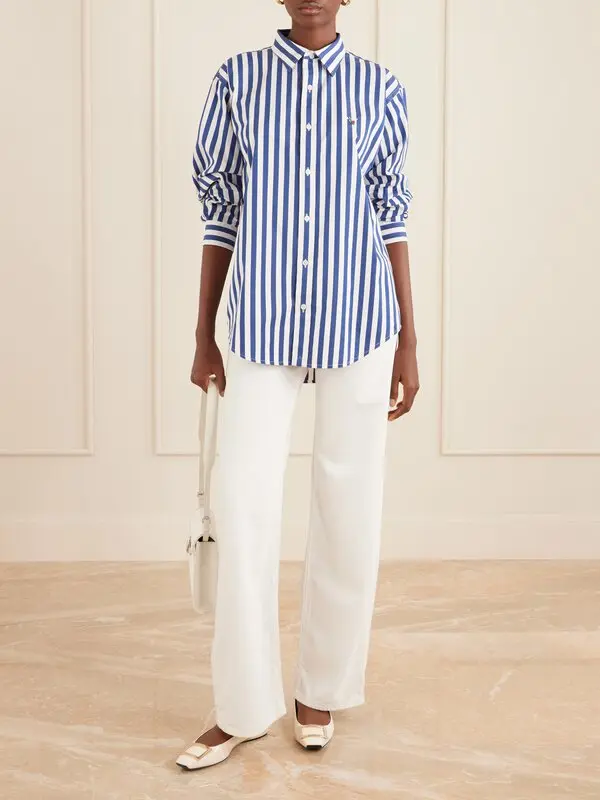 Aimé Leon Dore Striped Cotton Poplin Shirt