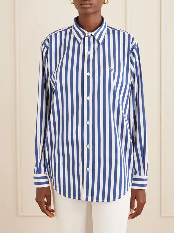Aimé Leon Dore Striped Cotton Poplin Shirt