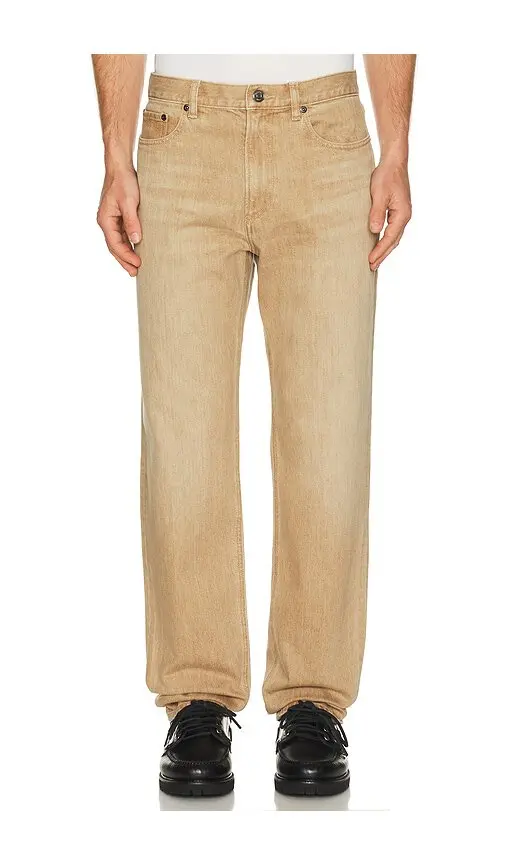 Theory Tinted Standard Jeans - Washed Brown
