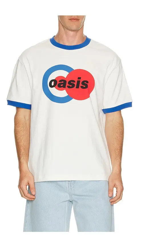 PLEASURES X Oasis 1996 Ringer Shirt