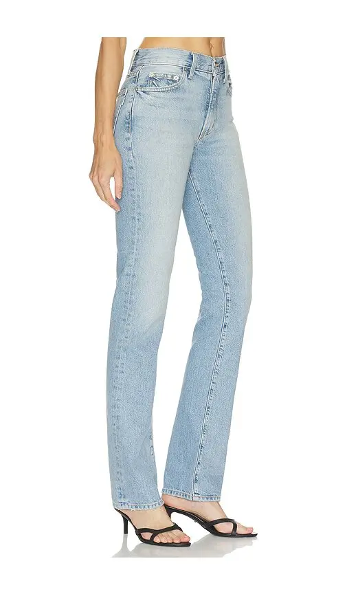 Eterne Chloe Straight Jean In Blue - Light Indigo