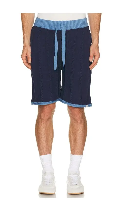 Scotch & Soda Structured Knitted Shorts - Pageant Blue