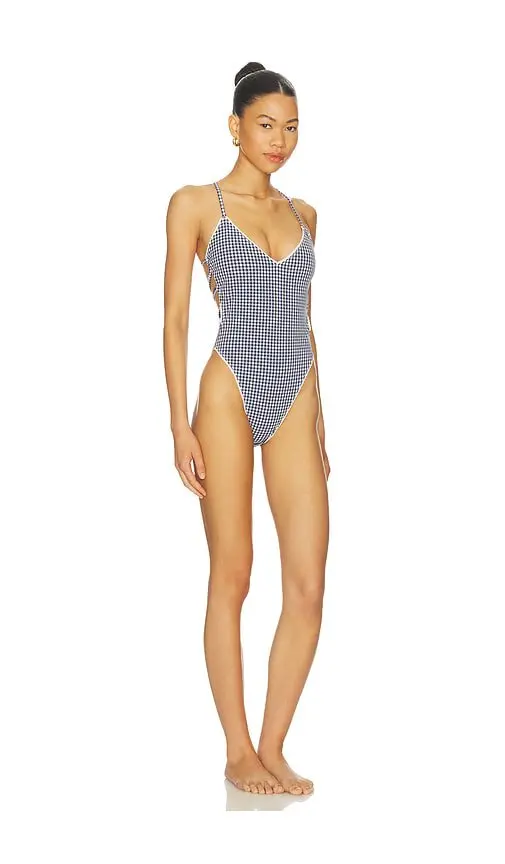 LOVERS AND FRIENDS Ruby One Piece - Blue Gingham