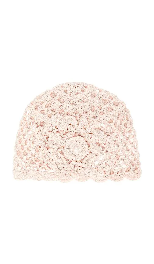 8 Other Reasons Hand-crocheted Beanie - Pink