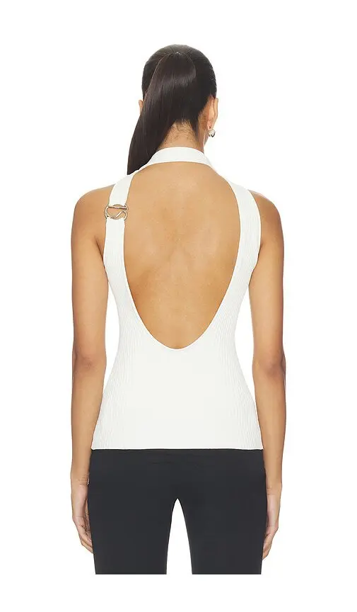 Coperni C Logo Knit Top