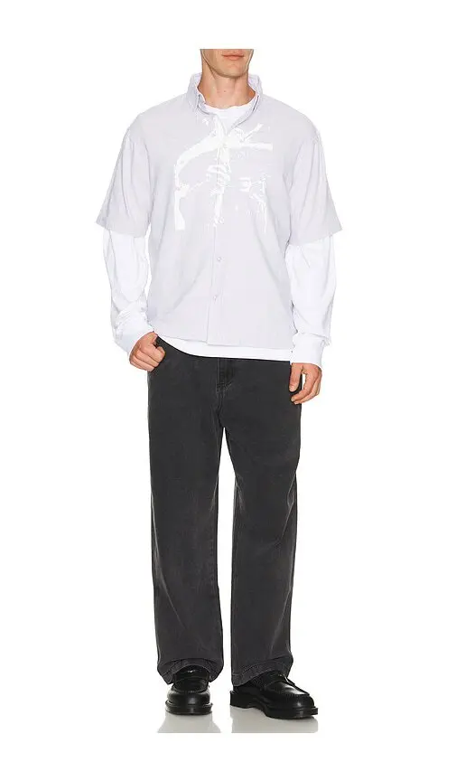 FORMER Vivian Boxy Stripe Shirt