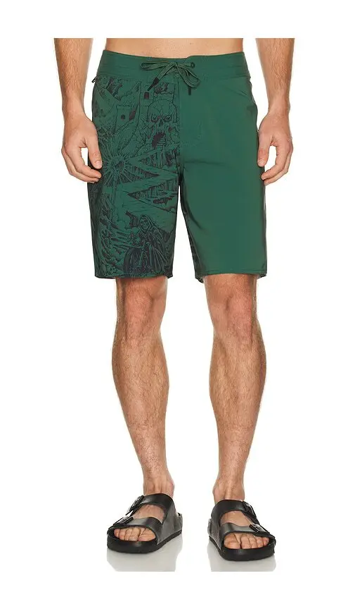 Brixton Blitz Boardshort 19 Swim Trunk - Primary Green