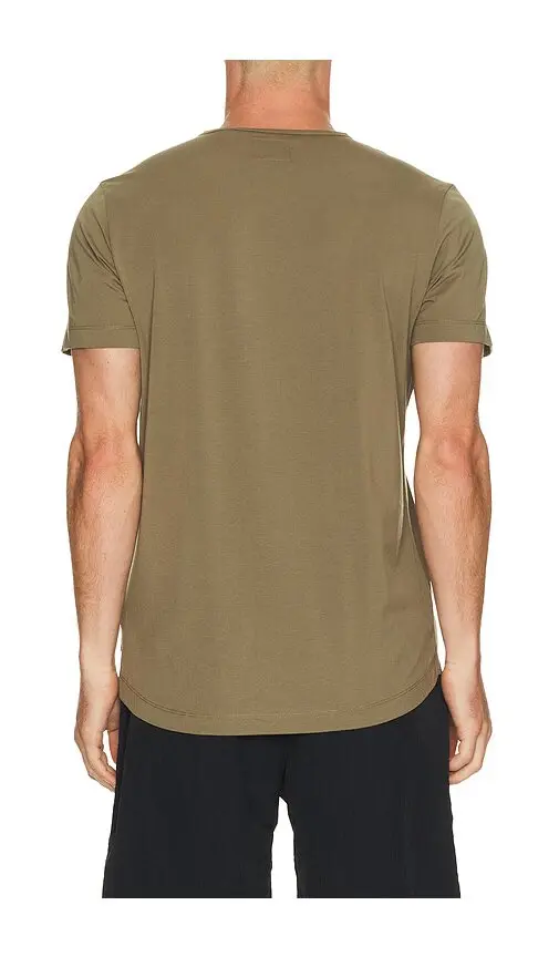 CUTS Curve Hem Tee In Brown