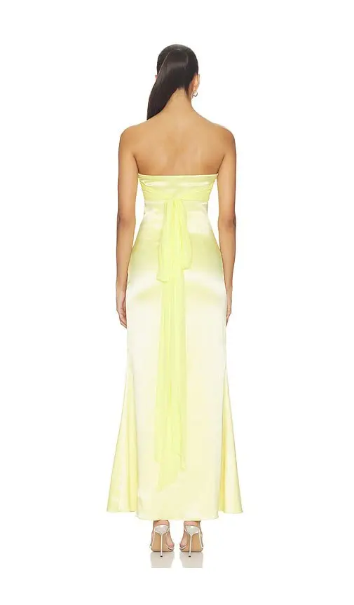 MORE TO COME Renata Strapless Gown