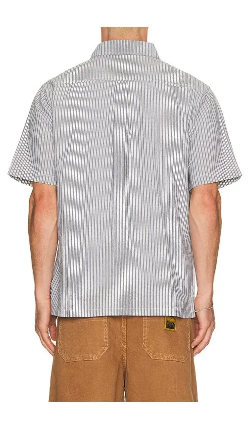 FORMER Reynolds Stripe Shirt In Blue