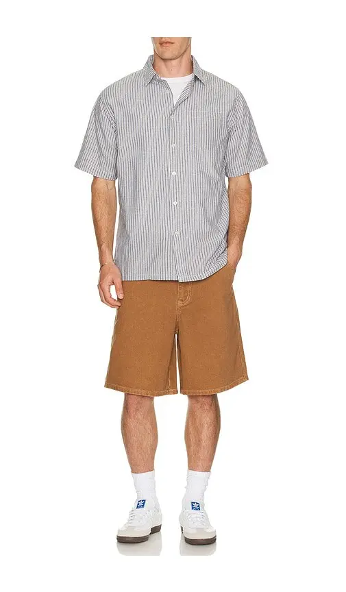 FORMER Reynolds Stripe Shirt In Blue