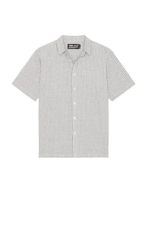 FORMER Reynolds Stripe Shirt In Blue