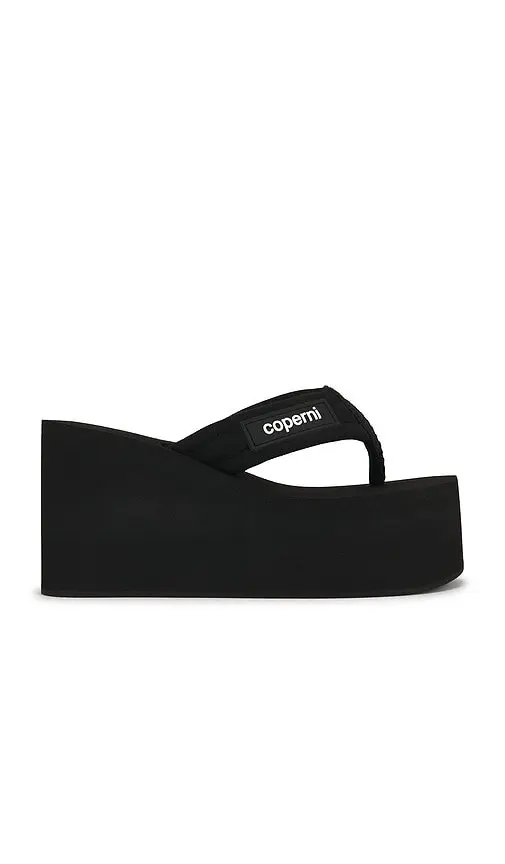 Coperni Wedge Sandal - Black