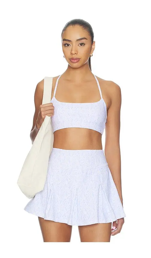 LoveShackFancy Cadelle Bra In Blue