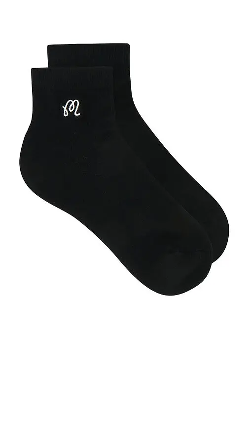 MALBON Capri Ankle Sock - Black