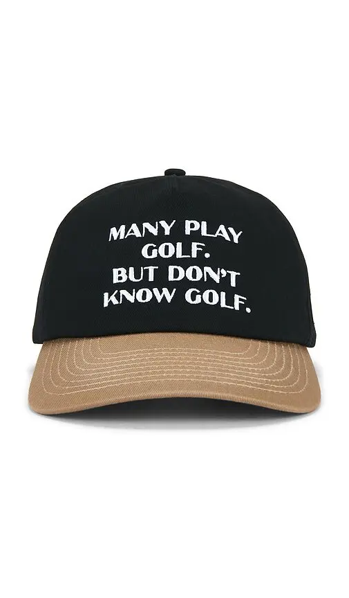 STUDENTS GOLF Clueless Strap Back Cap - Black
