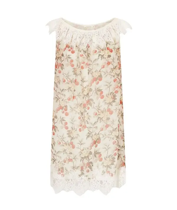DÔEN Paloma Floral-print Silk-chiffon Dress - Multi