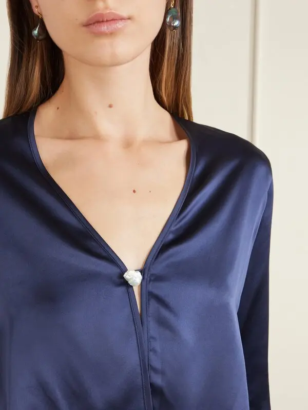 SARA CRISTINA Nerea Silk Blouse