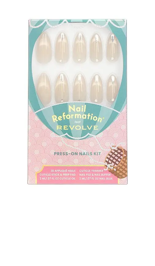 NAIL REFORMATION X Solar Halo Press On Nails In Metallic Gold - N,a
