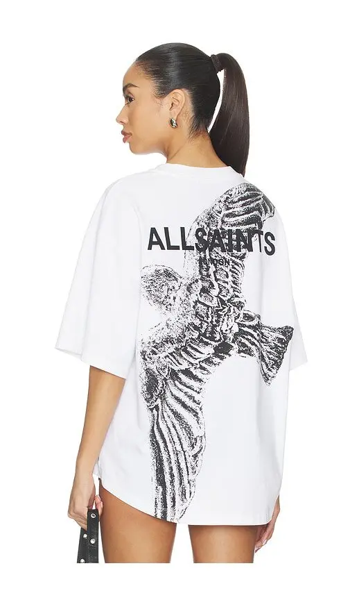 ALLSAINTS Swoop Amelie Tee - Optic White
