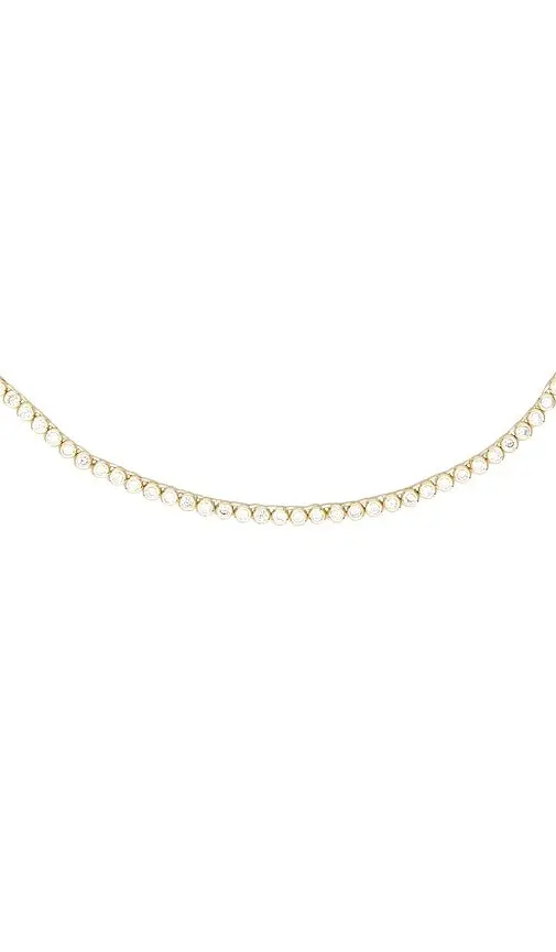 Shashi Bezel Tennis Necklace