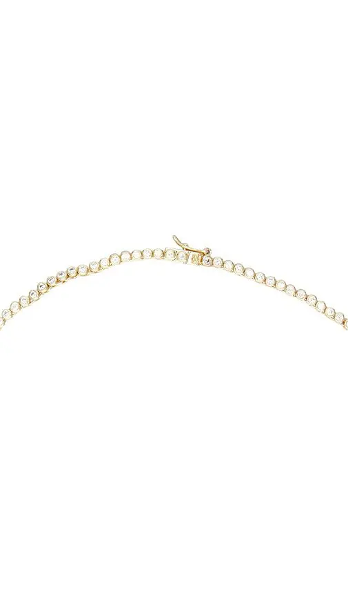 Shashi Bezel Tennis Necklace