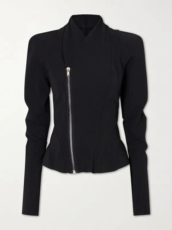 Rick Owens Princess Jersey Jacket - Black