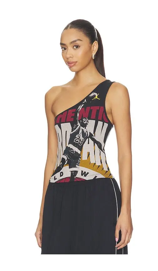 Nike Graphic One-shoulder Tank Top
