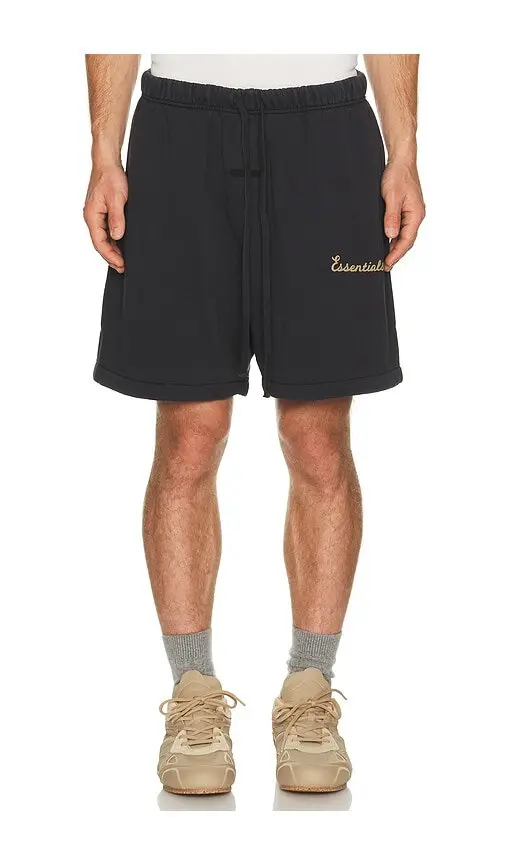 Fear Of God Training Classic Fit Short In Black - Faded Black