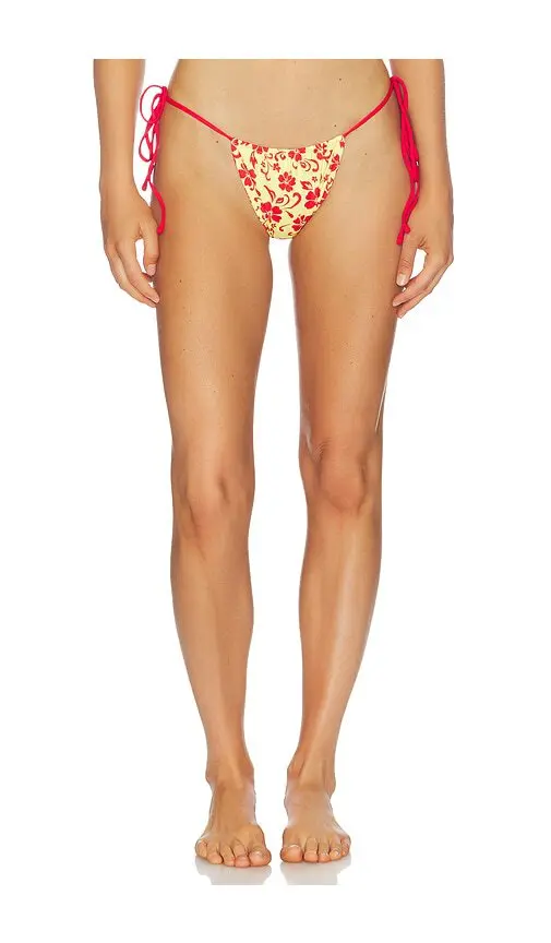 Frankies Bikinis Tia Bikini Bottom - Favorite Flower